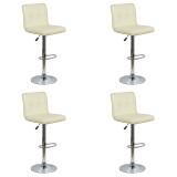 Set 4 scaune de bar moderne rotative ABS 191