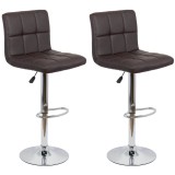 Set 2 scaune de bar moderne rotative ABS 191