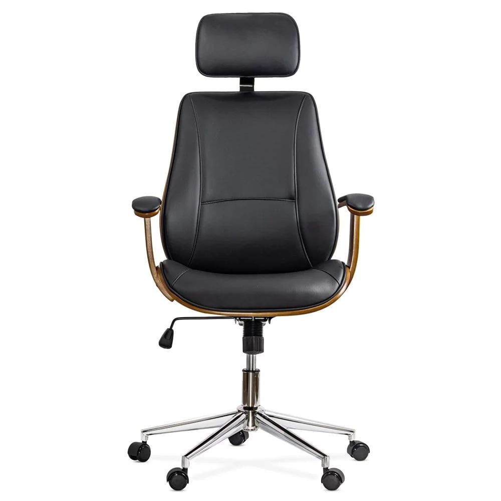 Scaune directoriale din piele ecologică OFF 1606 negru