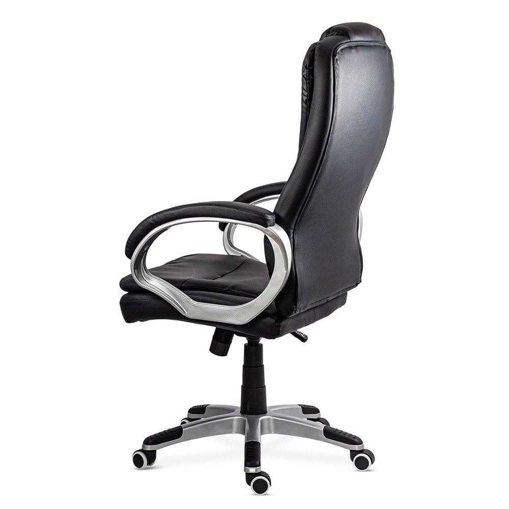 Scaun de birou reglabil și rotativ din piele eco OFF 201S