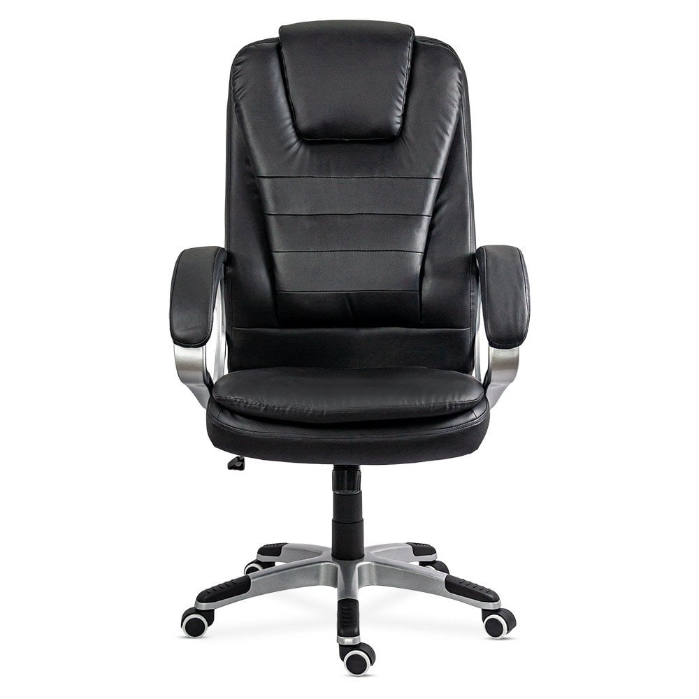 Scaun de birou reglabil și rotativ din piele eco OFF 201S