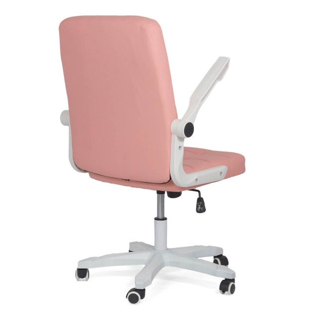 Scaun birou cu brate rabatabile-roz - OFF332-roz