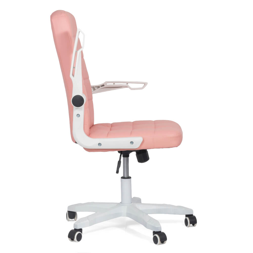 Scaun birou cu brate rabatabile-roz - OFF332-roz