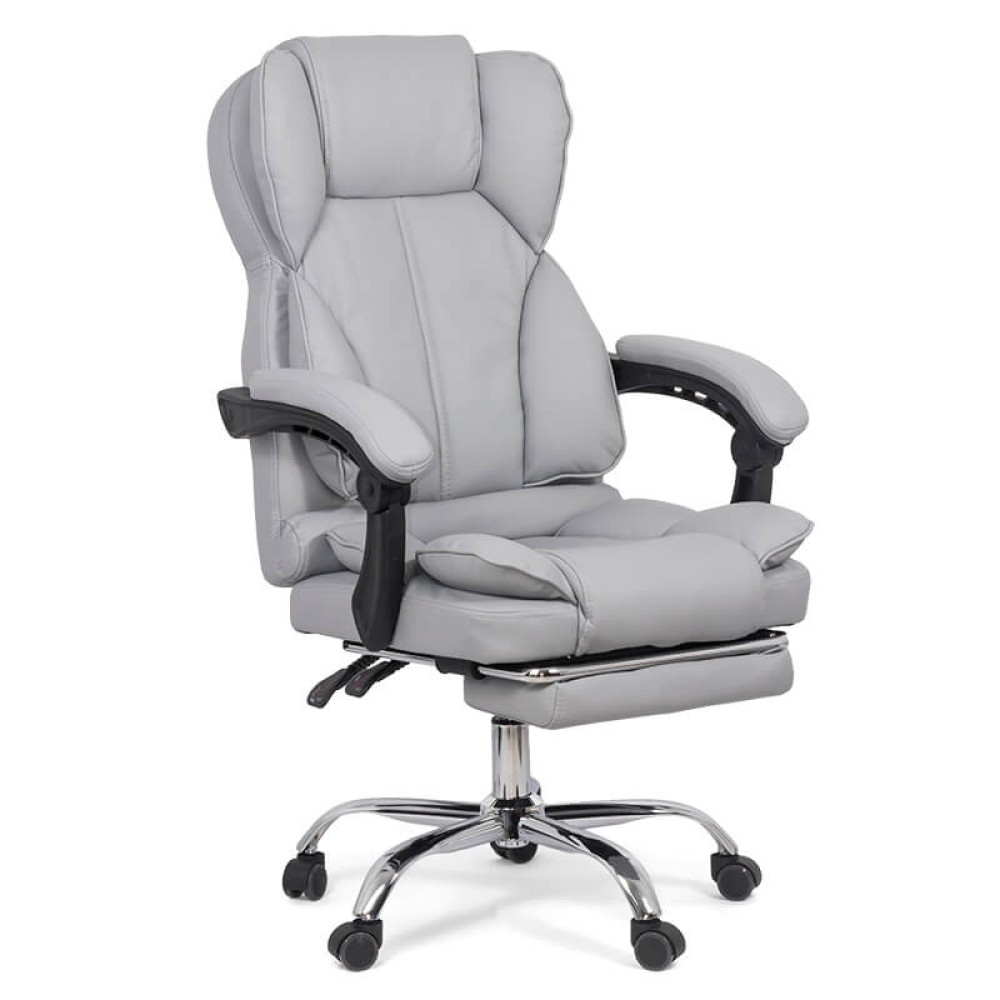 Scaun directorial cu suport de picioare OFF 415 gri