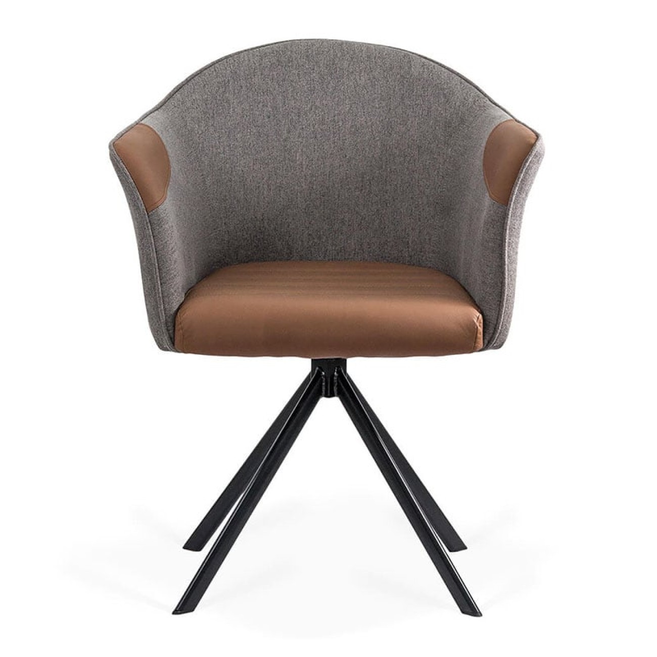 Scaun rotativ bucatarie-living cu sezut din piele BUC 0222