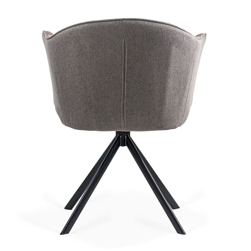 Scaun rotativ bucatarie-living cu sezut din piele BUC 0222