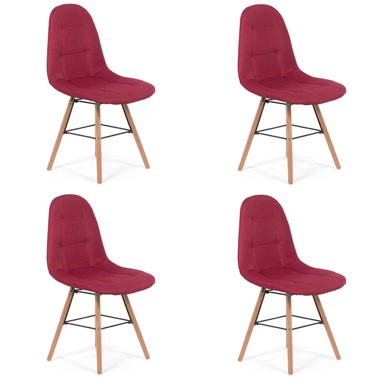 Set 4 scaune de bucătărie și dining în 6 culori