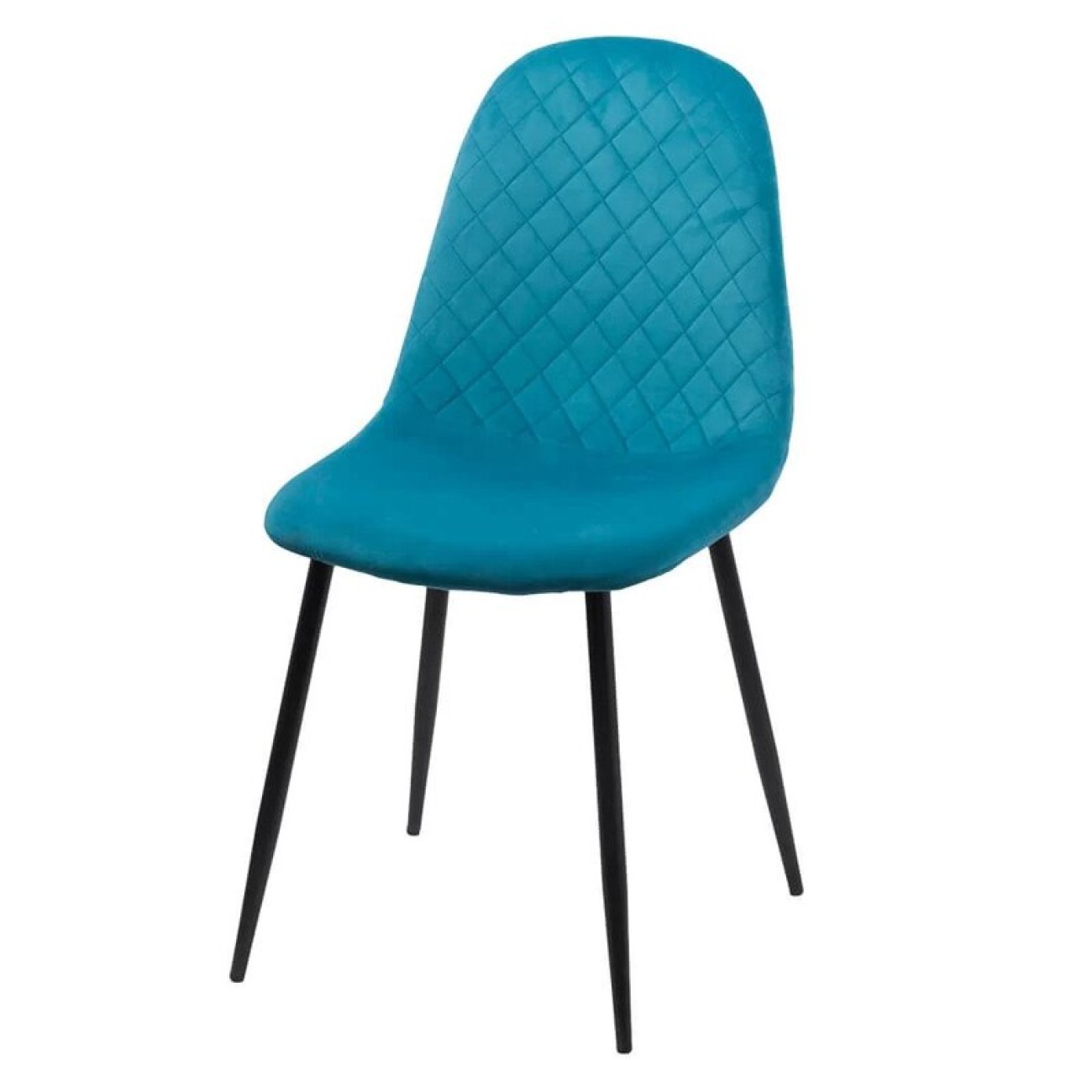 Scaun de bucătărie din catifea BUC 237X-Turcoaz