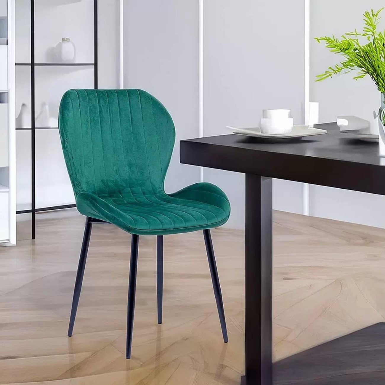 Scaun bucătărie-living BUC248U verde