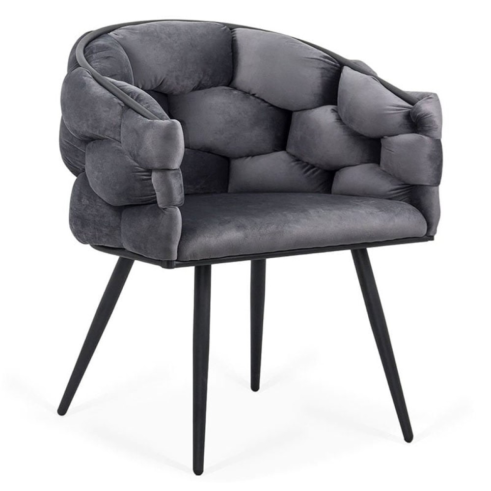 Scaune moderne din catifea si cadru metalic BUC 256