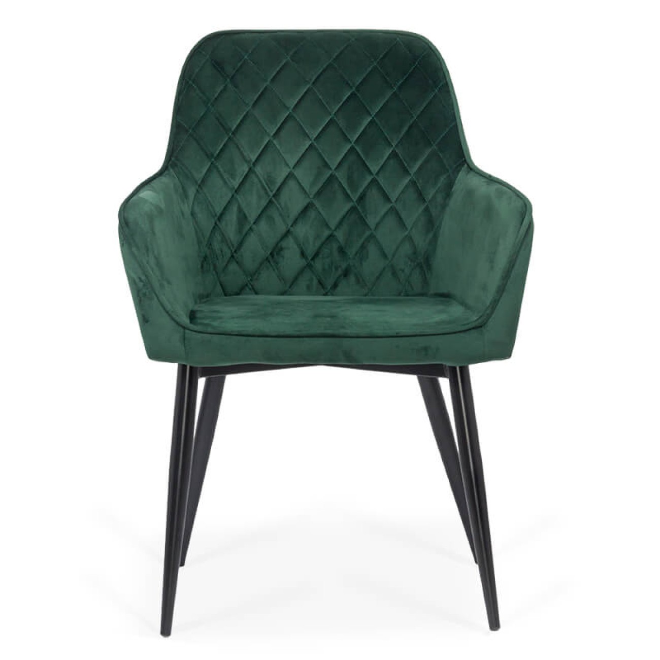 Scaun dining din catifea BUC 258 verde