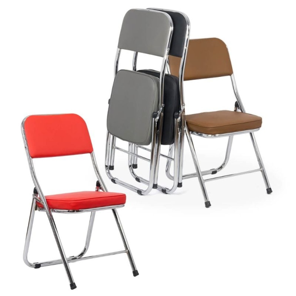 Scaune pliabile cromate gri HRC607