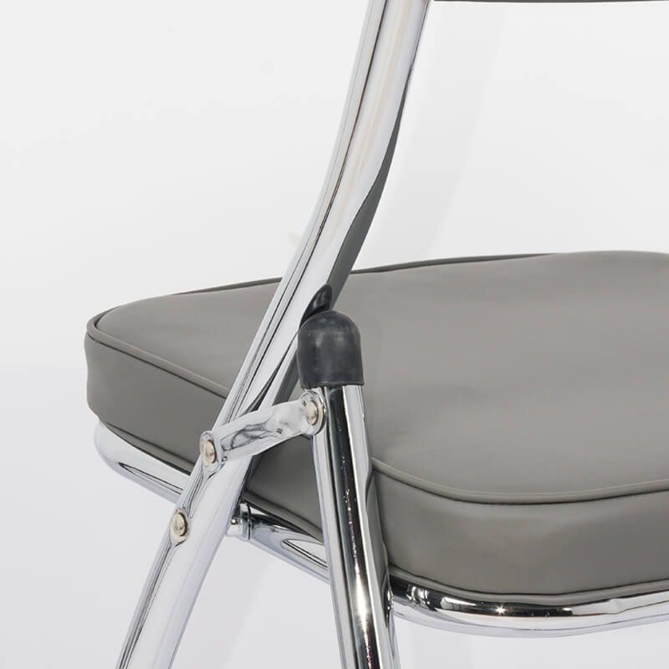 Scaune pliabile cromate gri HRC607