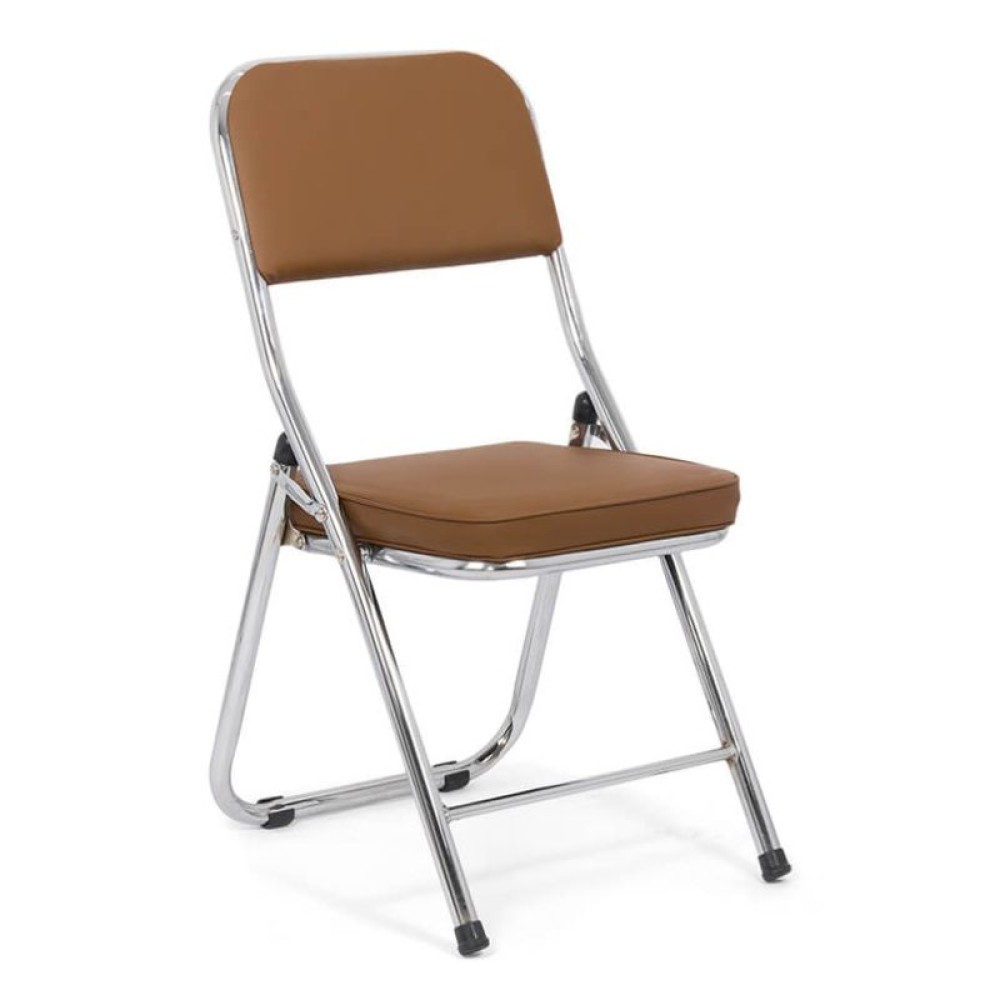 Scaune pliabile cromate maro HRC607