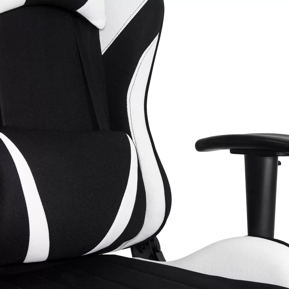 Scaun de gaming și birou OFF 296 negru cu alb