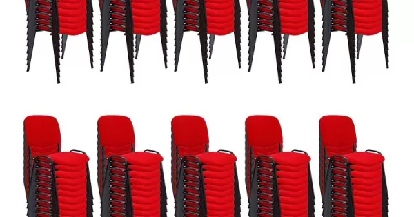Set 100 de scaune pentru diverse evenimente-rosu C02