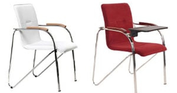 Scaune moderne Sabina pe cadru cromat