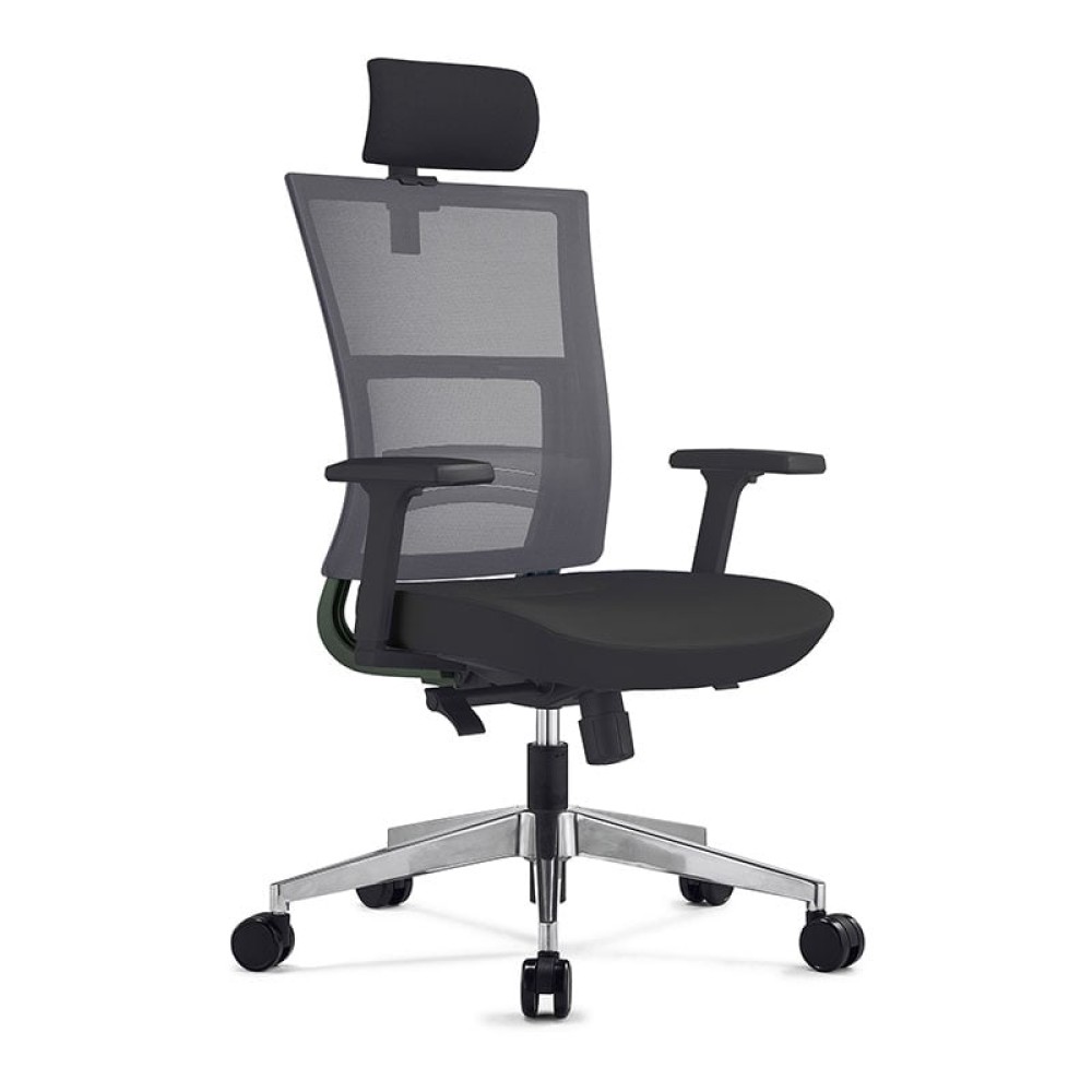 Scaun de birou Next flexibil si rezistent cu tetiera