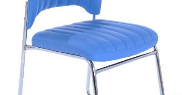 Scaun așteptare pe cadru cromat