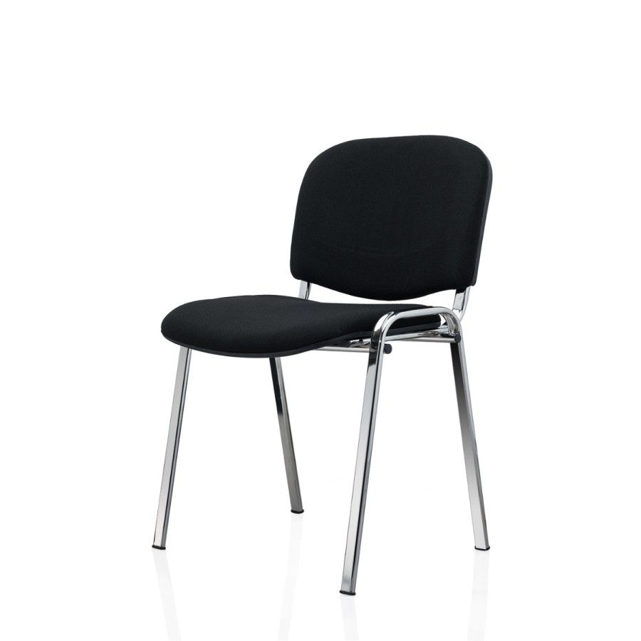 Scaune stivuibile pe cadru cromat