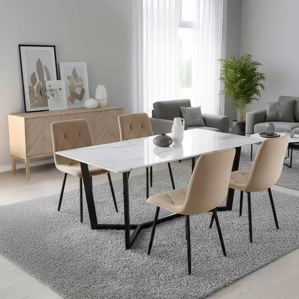 Scaune living catifea BUC 210 diverse culori, confort, stil modern